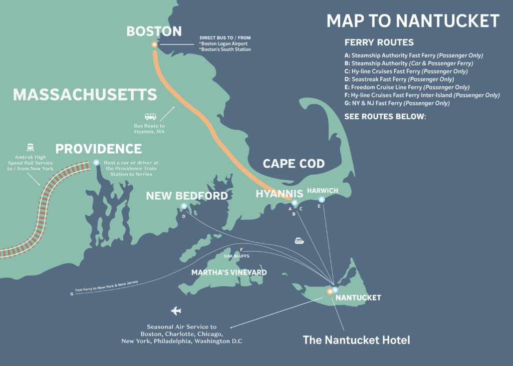 Getting to Nantucket - The Nantucket Hotel
